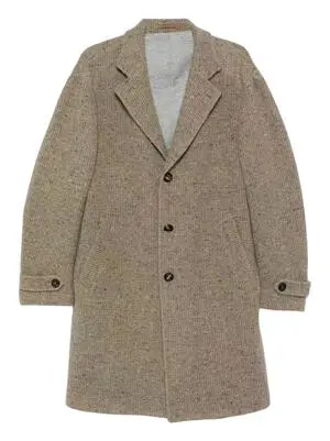 Eleventy Single-breasted Coat - Neutrals