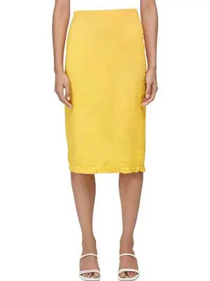 REJINA PYO Midi Skirt - Yellow
