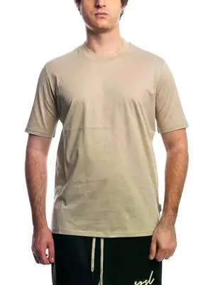 YES LONDON Round-neck Short-sleeve T-shirt - Neutrals