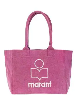 Isabel Marant Logo-embroidered Tote Bag - Pink