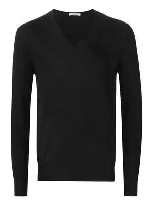 PAOLO PECORA V-Neck Sweater Black