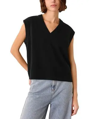 WHISTLES Wool Sleeveless Sweater
