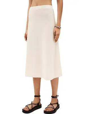 Ba&sh Kaly Midi Skirt - Off White