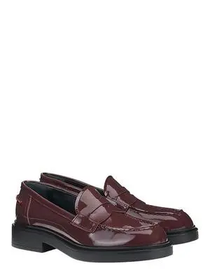Agl Loira Loafer Flats Bordeaux