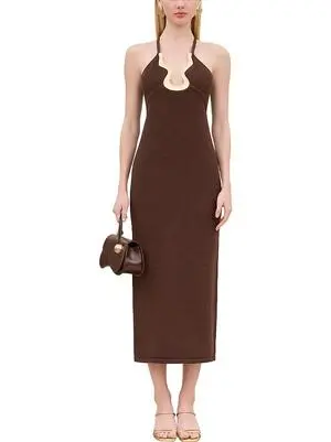 Cult Gaia Valma Knit Dress - Java