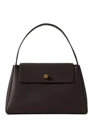 Khaite Audrey Textured-leather Tote - Brown