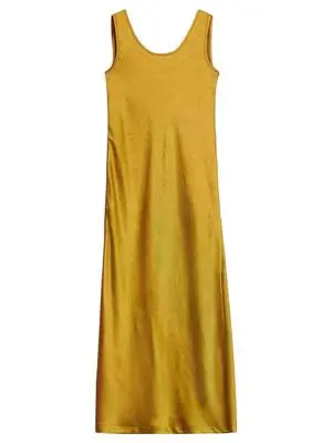 Rodebjer Eloise Satin Maxi Dress - Yellow