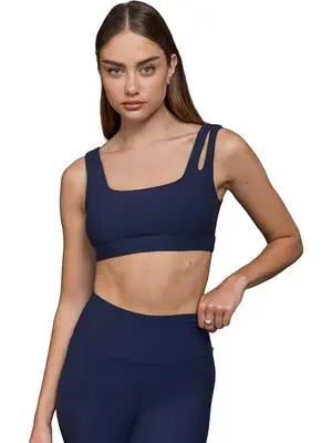 Carbon38 Cutout Bra In Melt - Navy