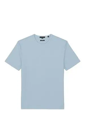 Vince Pima Cotton Tee In Blue - California Rain