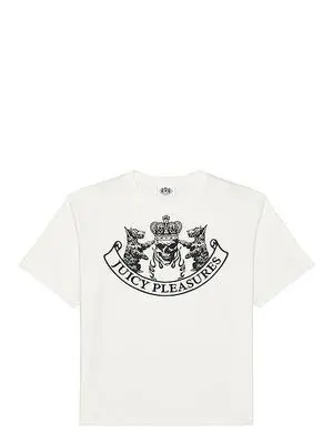 PLEASURES Skull Crest Heavyweight Shirt - White