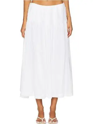 Lpa Emmy Midi Skirt - White