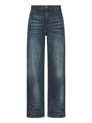 GUESS ORIGINALS Baggy Jeans - Cross Hatch Dark Wash