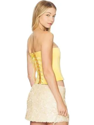 BELLA VENICE X Jolie Corset - Butter Yellow
