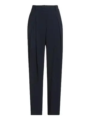 Armani Exchange Wide-leg Twill Pants - Blue