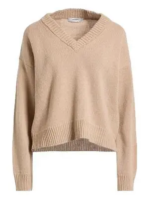Alpha Studio Merino Wool Sweater - Beige