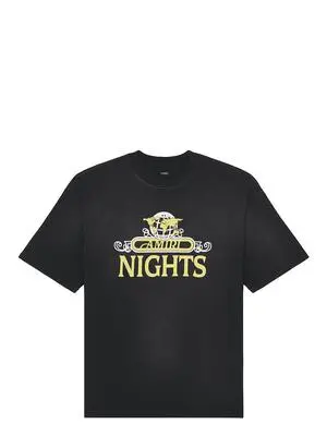 Amiri Nights Oversized Tee - Black