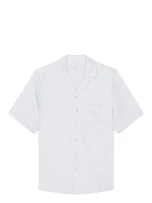 Onia Lyocell Vacation Shirt In Blue - Soft Sky