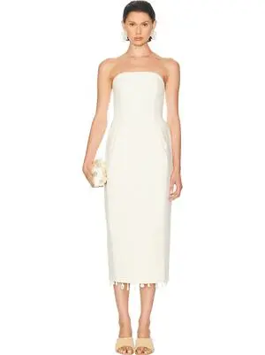 Lpa Tessa Midi Dress - Cream