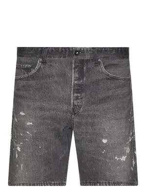Rag & Bone Fit 4 Miramar Fixed Short - Black Paint Splatter
