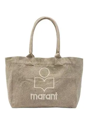 Isabel Marant Yenky Logo Canvas Tote - Beige
