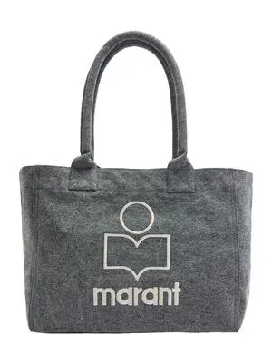 Isabel Marant Yenky Logo Canvas Tote - Black