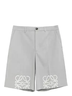 Loewe Anagram Print Shorts - Grey