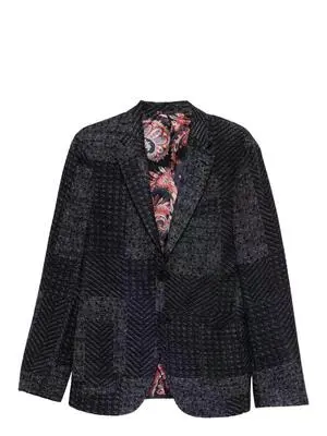 Etro Paisley-lined Jacket - Blue