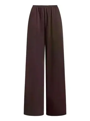 12 STOREEZ Mercerised Cotton Trousers - Brown