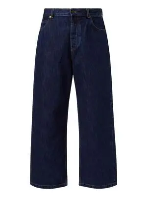 Loewe Mid-rise Barrel-leg Jeans - Blue