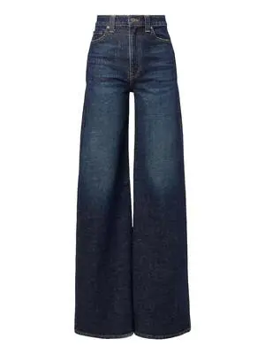 Khaite Dane Wide-leg Jeans - Blue