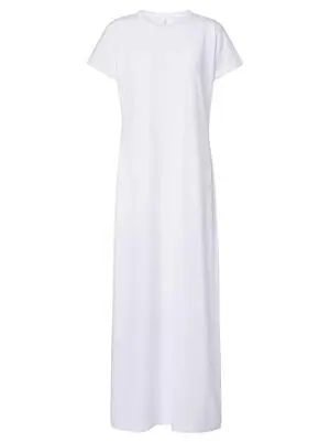 LESET Margo Cotton Maxi Dress - White