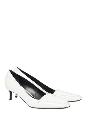 Khaite Celia 50 Leather Pumps - White