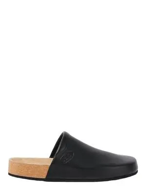 Balenciaga X Scholl Leather Mules - Black