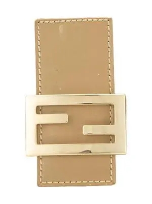 FENDI Zucchino Canvas Tube Messenger Bag Small