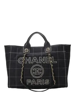 CHANEL Canvas Deauville Medium NM