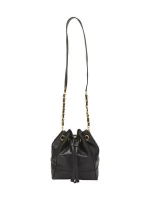 CHANEL Caviar 'CC' Bucket Bag Small