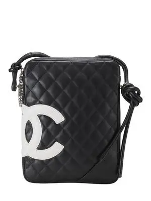 CHANEL Quilted Calfskin Cambon Shoulder Bag