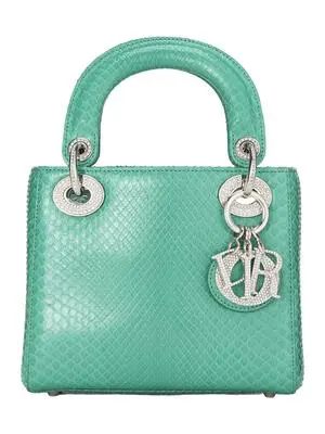 DIOR Christian Dior Python Lady Dior Mini Bag