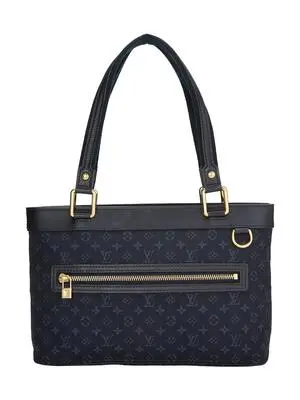 LOUIS VUITTON Monogram Mini Lin Lucille - Navy