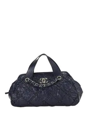 CHANEL Calfskin Ultra Stitch Bowler
