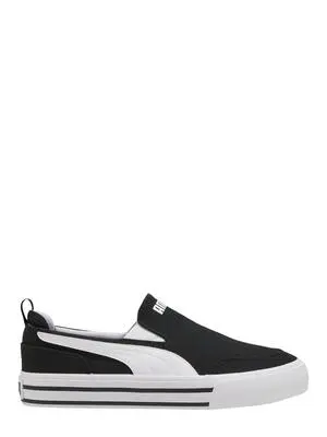 PUMA Court Classic Vulc Slip-on Sneakers - Black