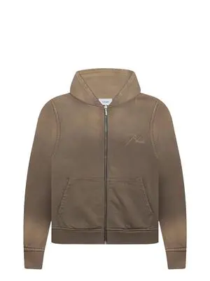 Rhude Zip-up Hoodie - Grey
