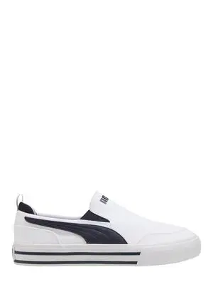 PUMA Court Classic Vulc Slip-on Sneakers - White