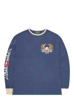 CORTEIZ Dipset Waffle Long-sleeve - Blue