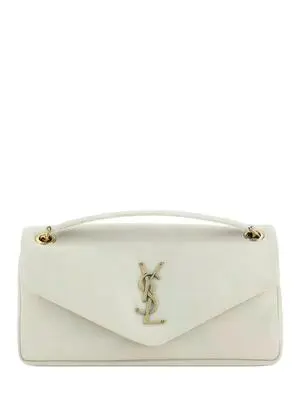 Saint Laurent Small Puffer Shoulder Bag - Neutrals