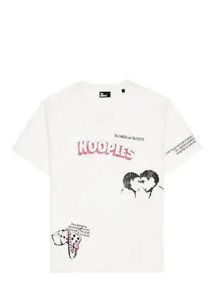 The Kooples Graphic-print Cotton T-shirt - White