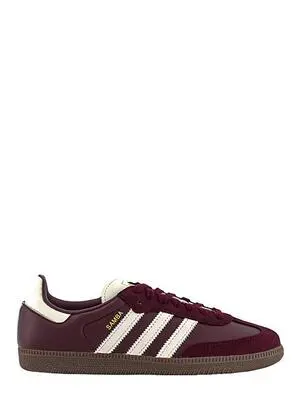 Adidas Samba Og Leather Low-top Trainers - Maroon Offwhite Gum