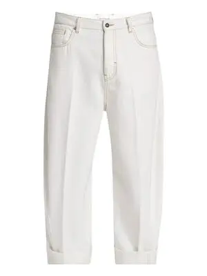 Givenchy Relaxed Twisted-seam Denim Jeans - White
