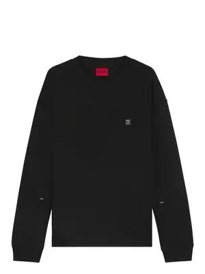 Hugo Logo-patch Jumper - Black