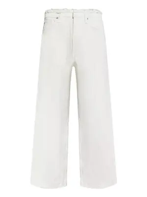 ALLSAINTS Blake High-waisted Wide-leg Jeans - White